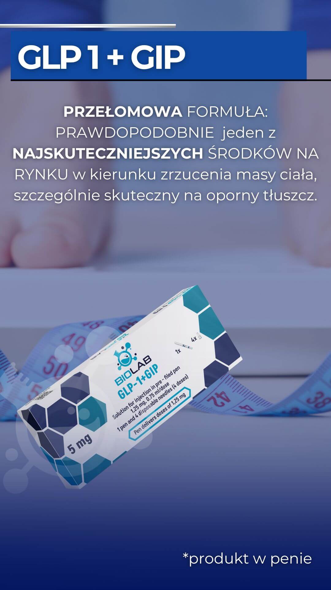 ACETYL GLP1+GIP PEN 5mg – Twoje Peptydy